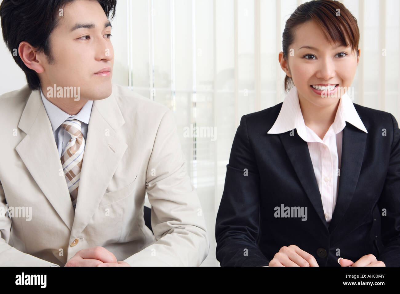 Boss and subordinate Stock Photo - Alamy