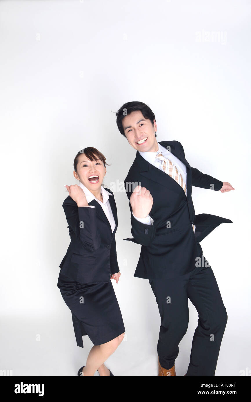 Boss and subordinate Stock Photo - Alamy