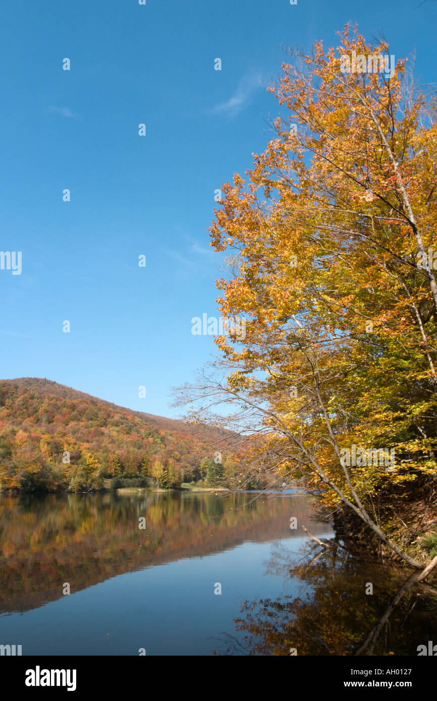 Fall Foliage off Highway 100, Green Mountains, Vermont, USA Stock Photo ...