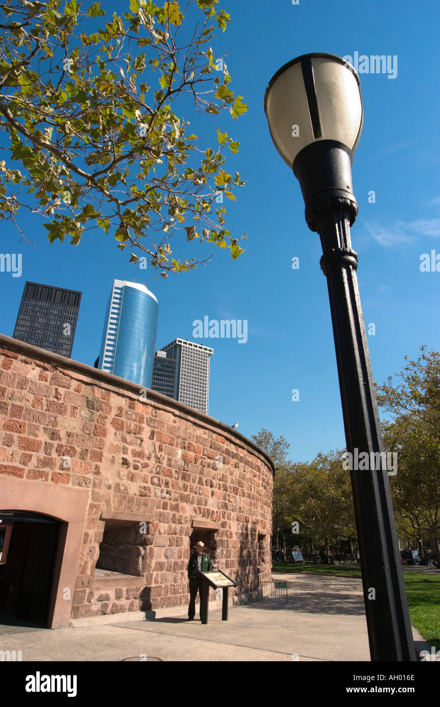 Castle Clinton, Battery Park, Manhattan, New York City, NY, USA Stock ...