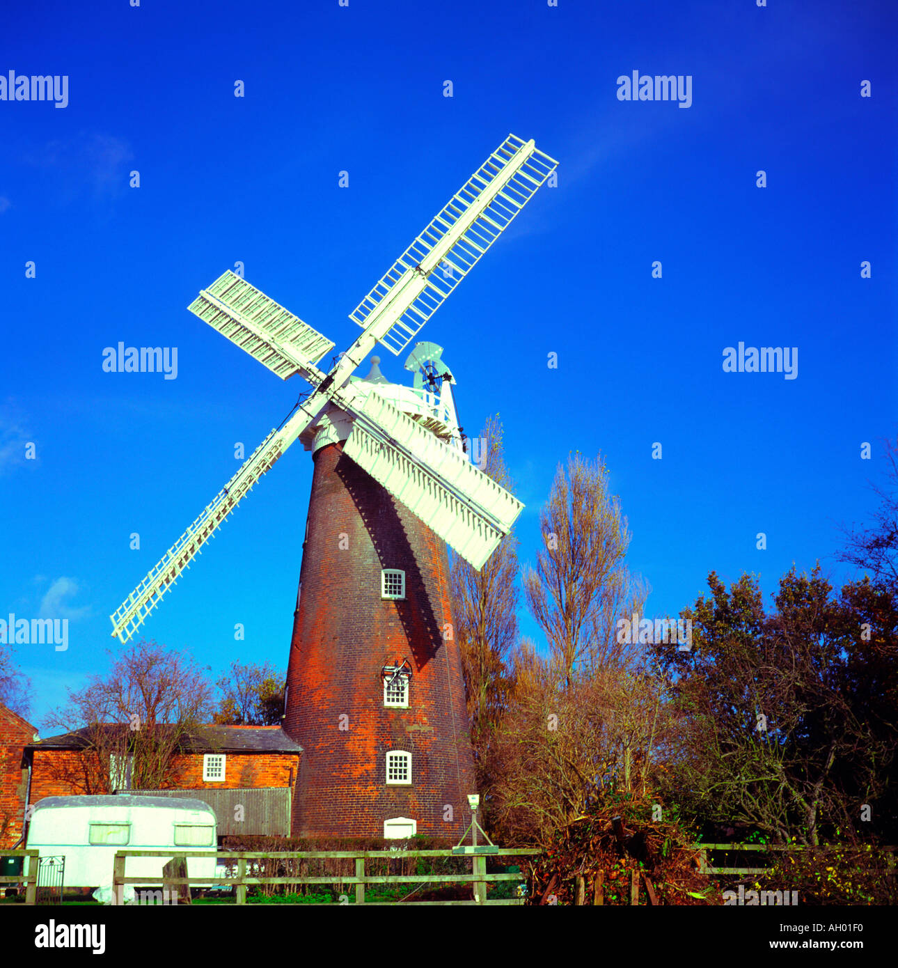 Buttrams mill windmill woodbridge suffolk england ian hi-res stock ...