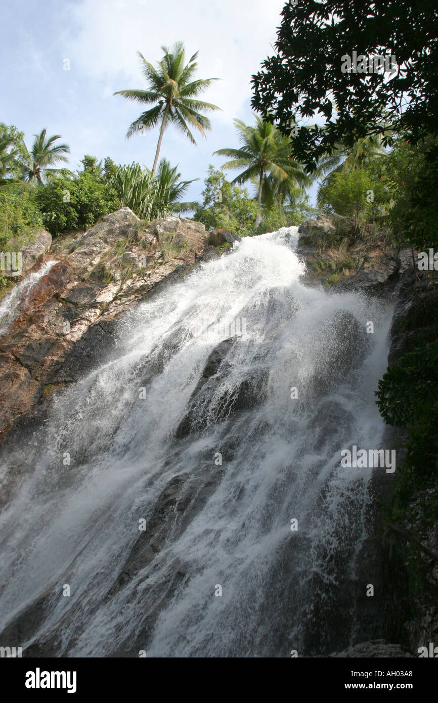 Namuang water fall Samui Island Thailand Stock Photo - Alamy