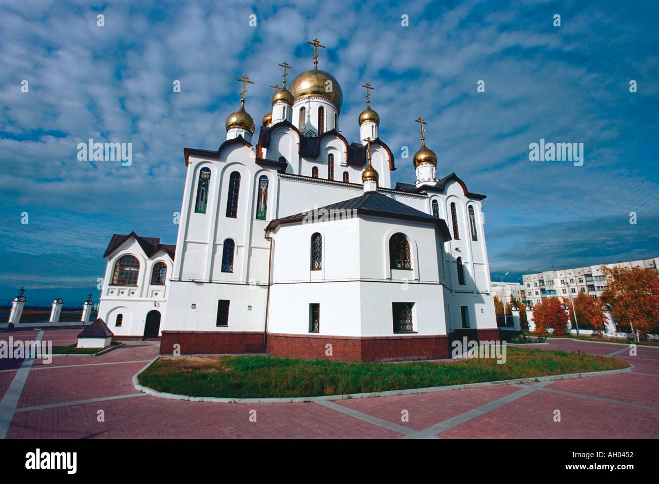 The Transfiguration of Lord Cathedral Surgut city Russia Stock Photo ...