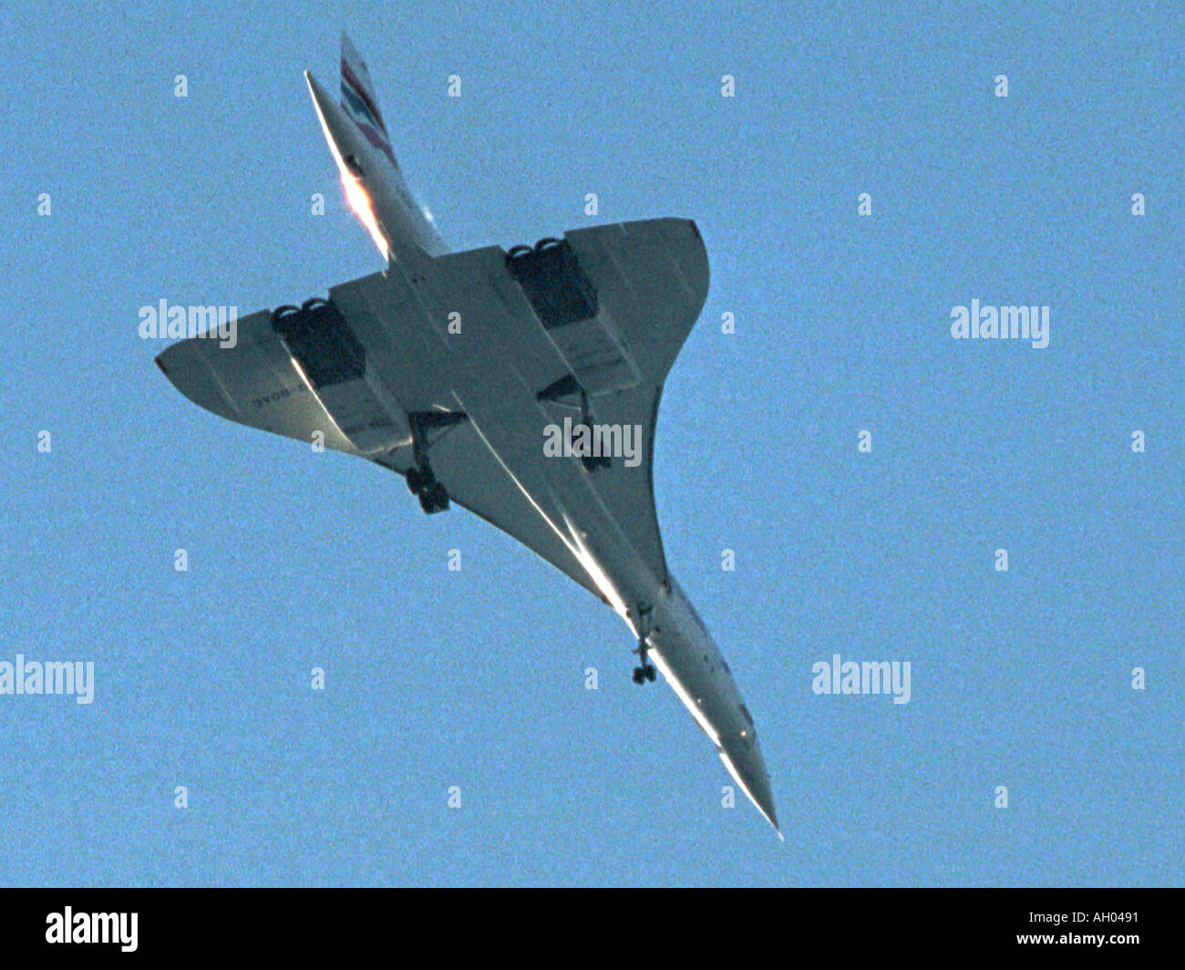 The Concorde last flight Stock Photo - Alamy