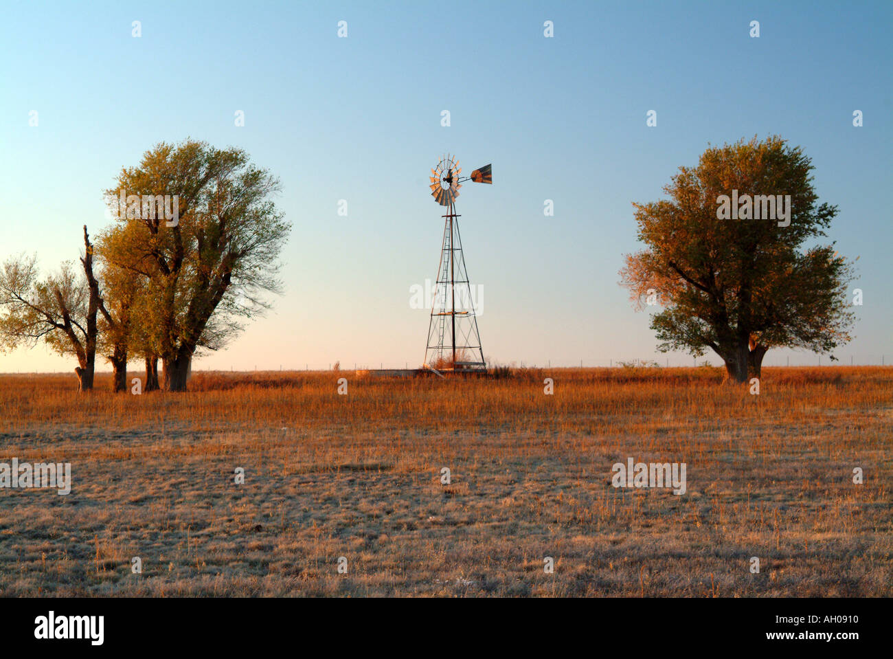 Texas high plains windmill Stock Photo - Alamy