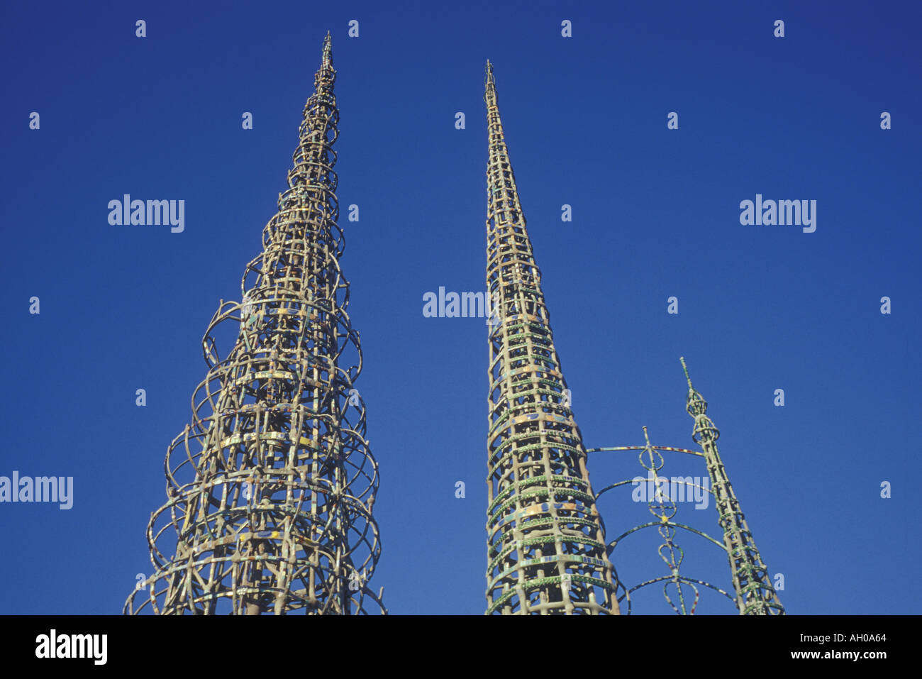 Watts towers, los angeles hi-res stock photography and images - Alamy