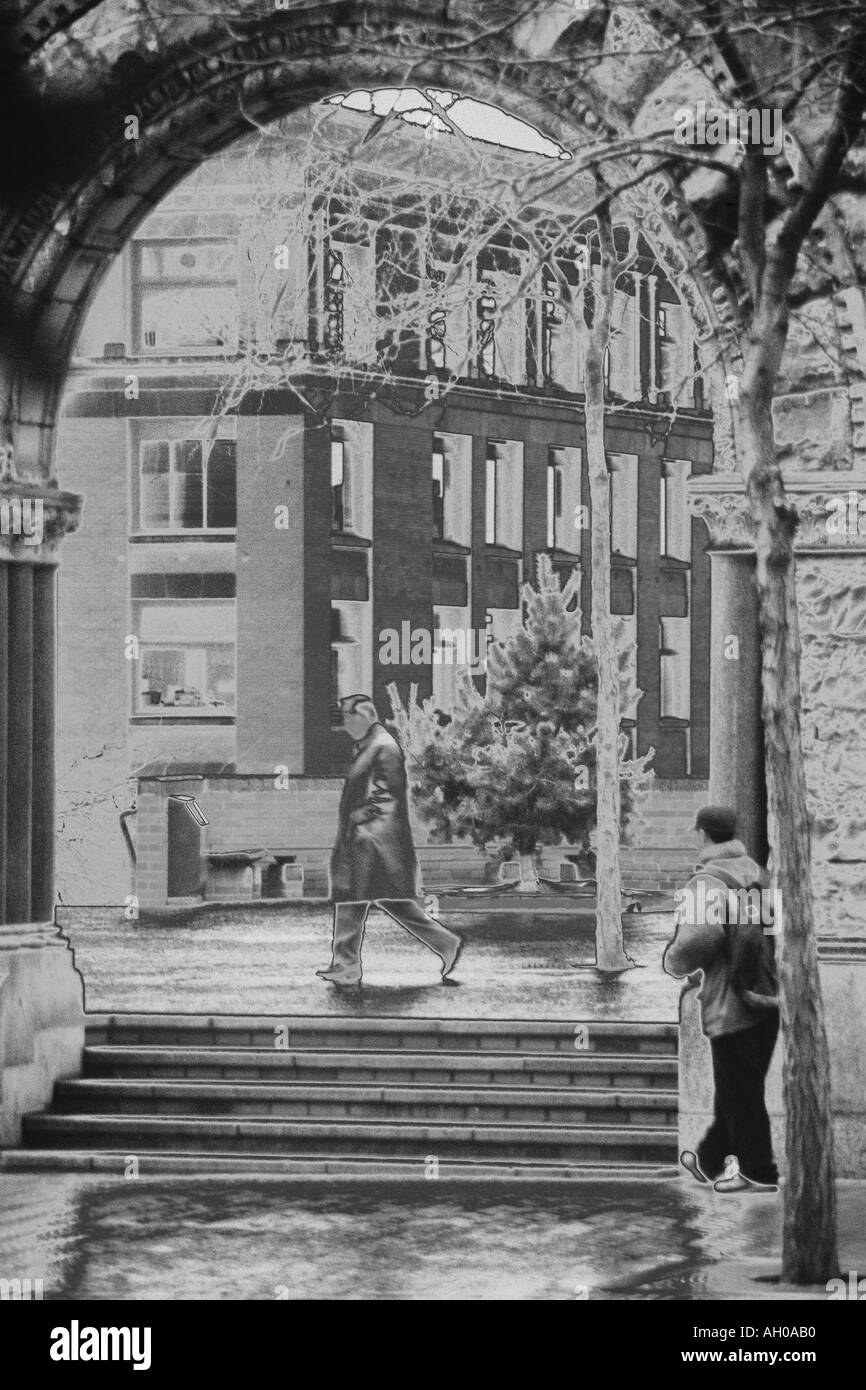 Digitally enhanced image Black and White Stock Photos & Images - Alamy