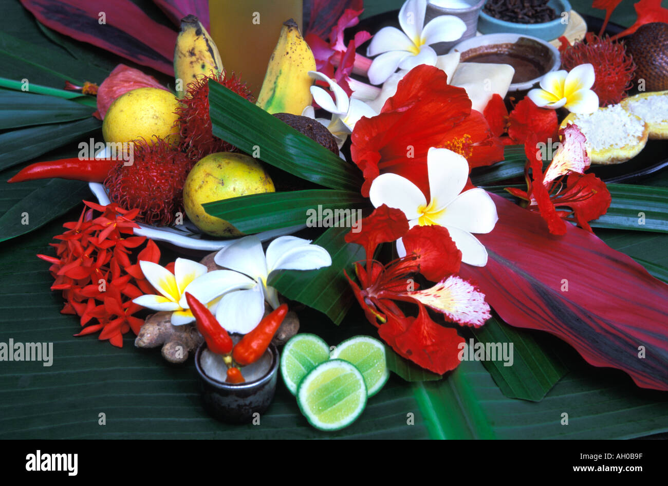 TROPICAL STILL LIFE BALI INDONESIA Stock Photo - Alamy