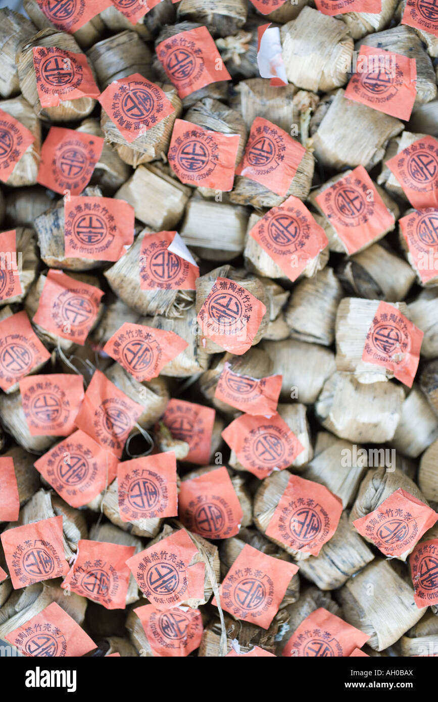 Packaged Chinese food product, full frame Stock Photo - Alamy