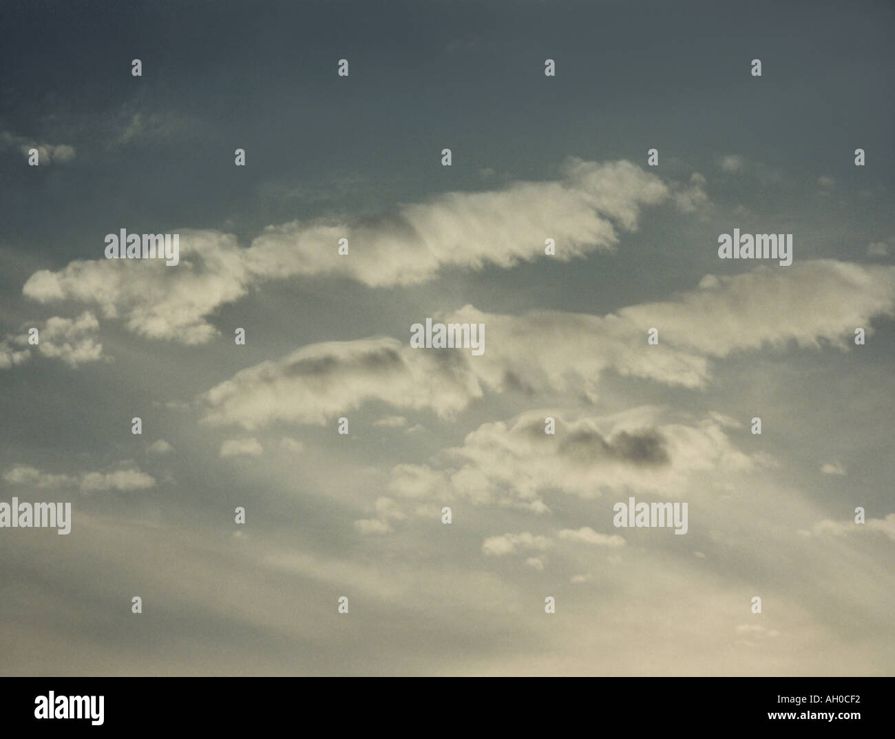 Cirrus cloud texture in an afternoon sky Stock Photo - Alamy