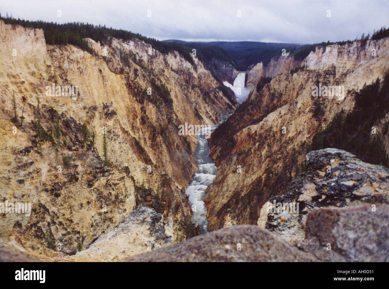 Yellowstone overview hi-res stock photography and images - Alamy