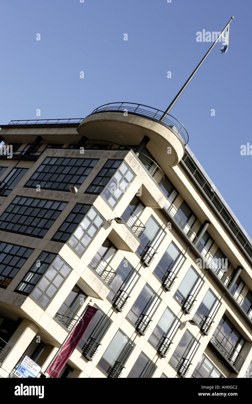 Edinburgh modern architecture on Princess Street Stock Photo - Alamy