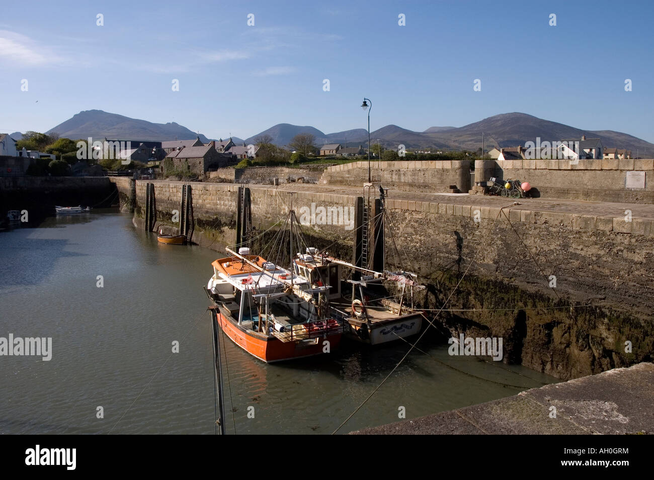 Annalong harbour, Mountains of Mourne, Northern Ireland Stock Photo - Alamy