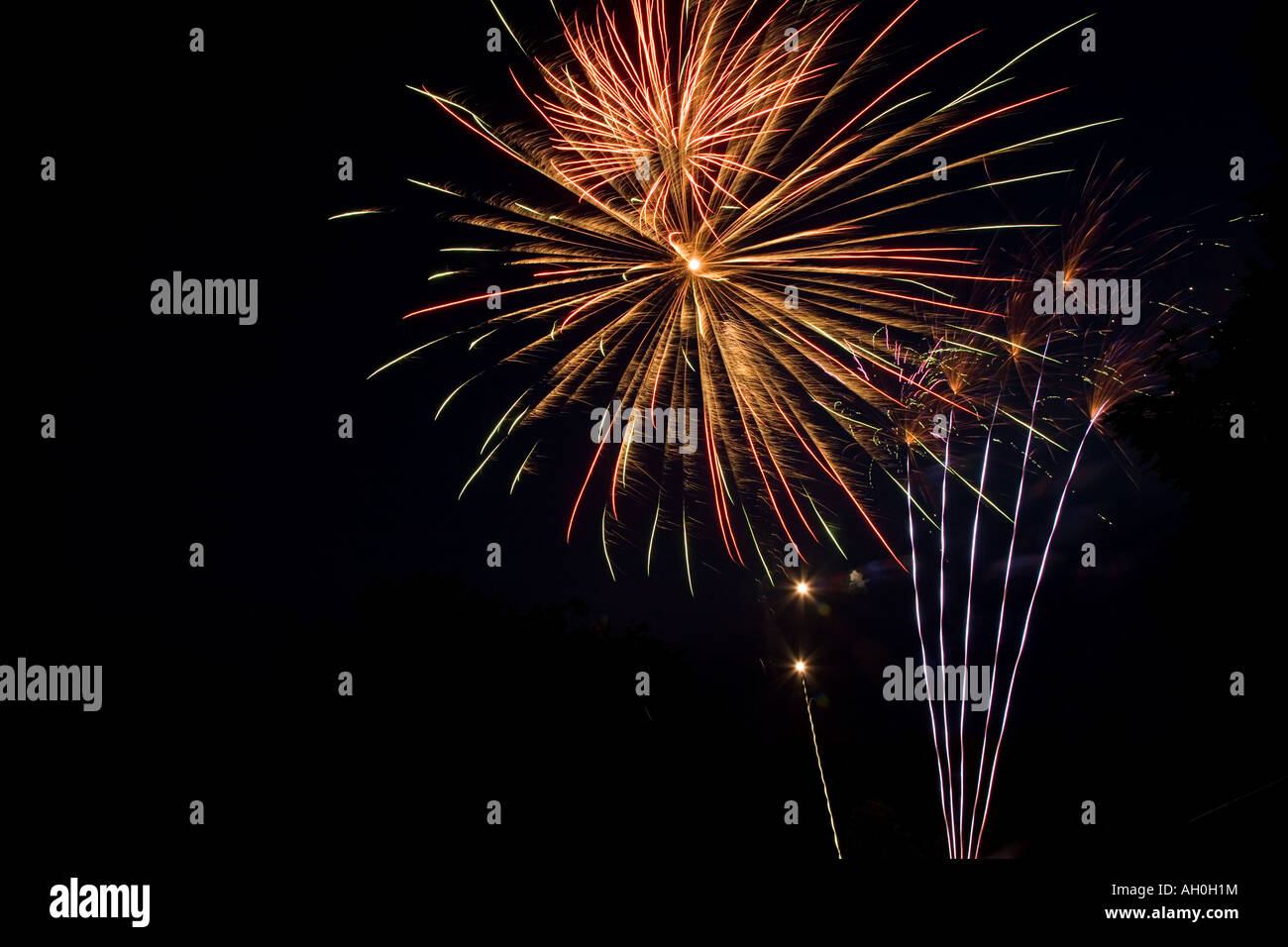 Fourth of July Fireworks Celebration United States of America's ...