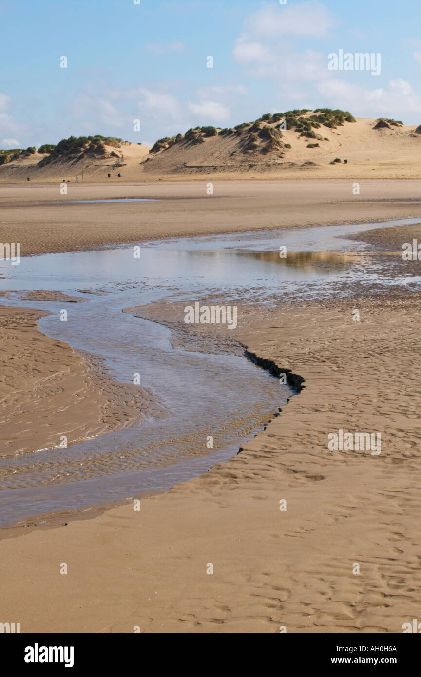 mobile sand dunes on Formby Beach Merseyside Stock Photo - Alamy