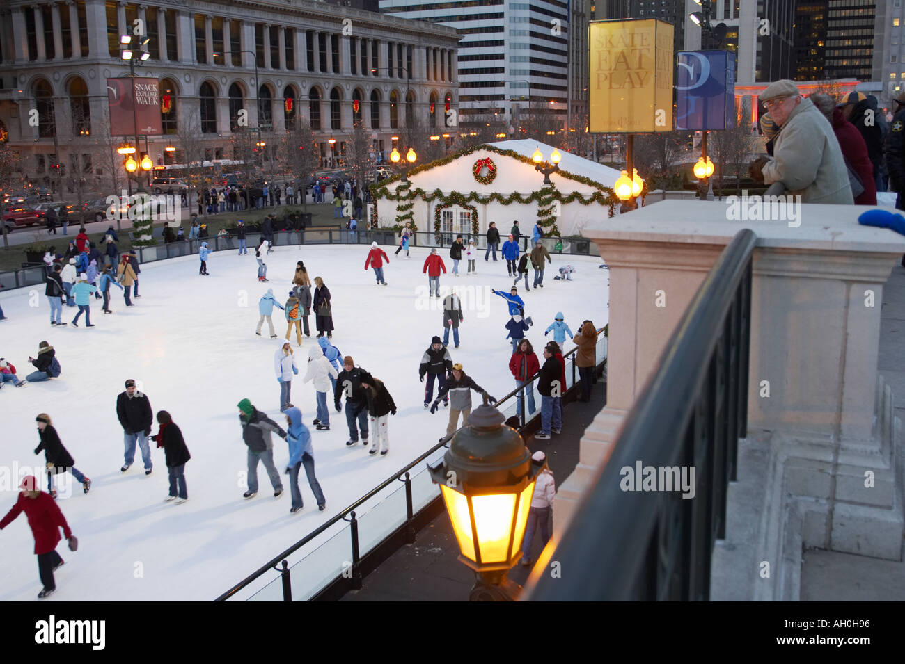 Ice rink birds eye view hi-res stock photography and images - Alamy