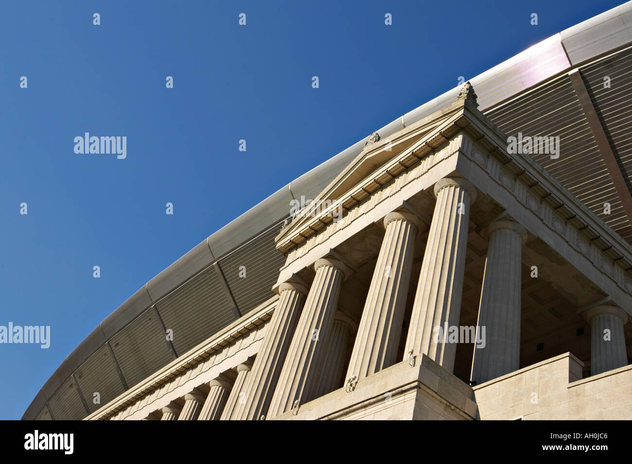 BUILDINGS Chicago Illinois Soldier Field redesigned football field home ...