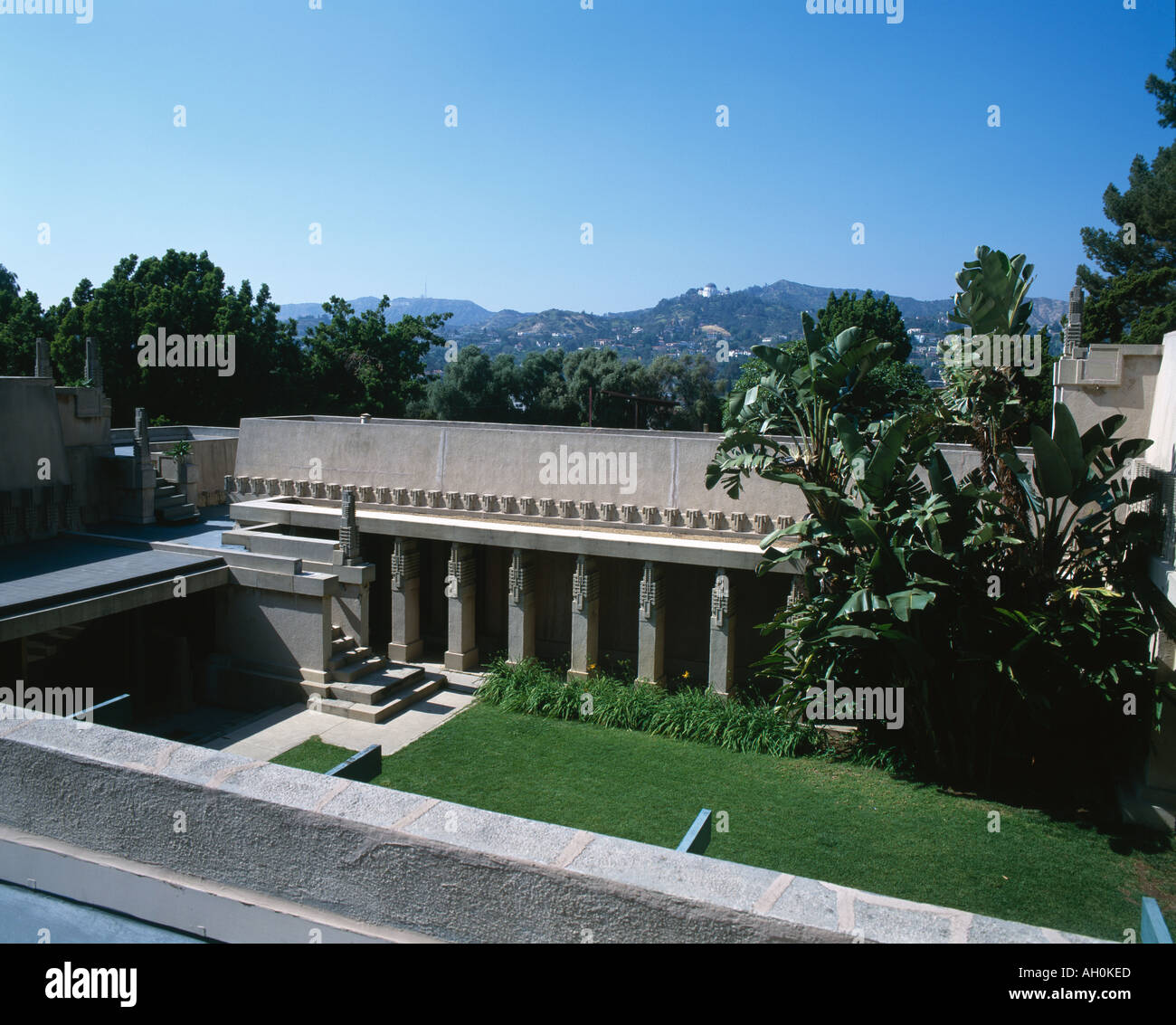 The Hollyhock House / Aline Barnsdall House, 4808 Hollywood Boulevard ...