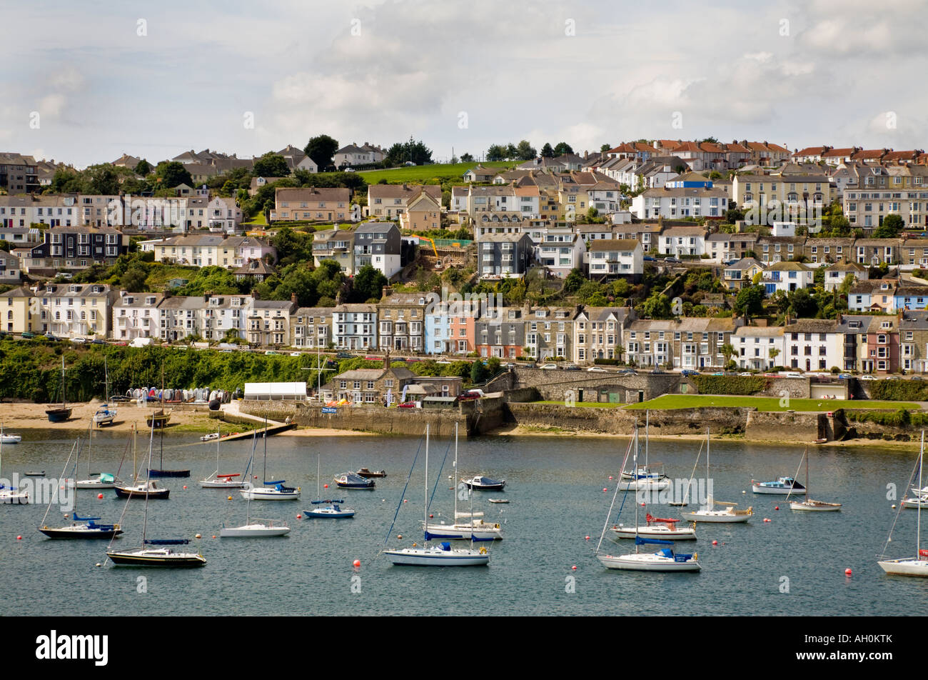 Falmouth yacht boat moor cornwall hi-res stock photography and images ...