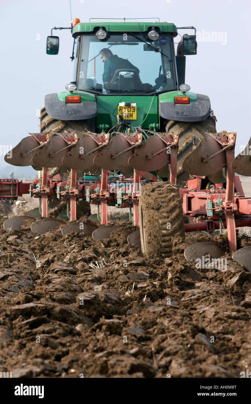 Tractor plough ploughing match hi-res stock photography and images - Alamy