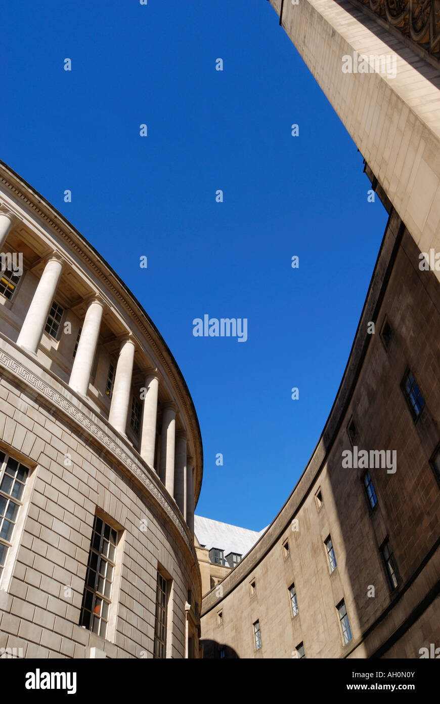 Central library and Manchester council building in Manchester England ...