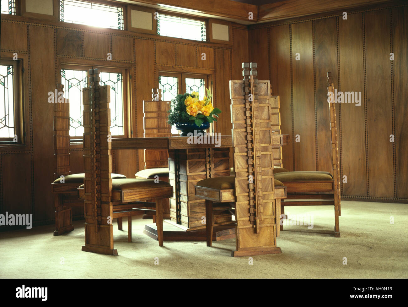 The Hollyhock House / Aline Barnsdall House, 4808 Hollywood Boulevard ...