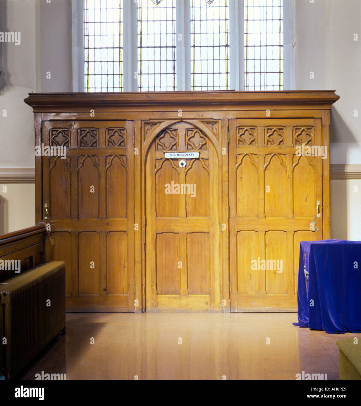 Confessional box hi-res stock photography and images - Alamy