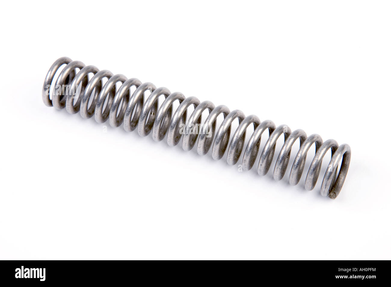 steel coiled spring Stock Photo - Alamy