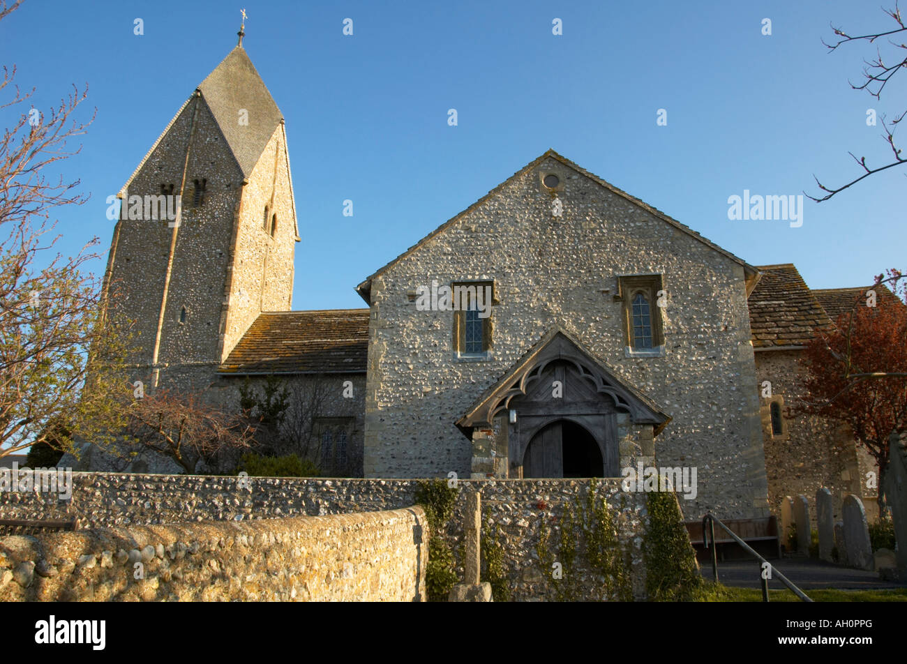 The church of St Mary, at Sompting, is well known for the rhombus ...