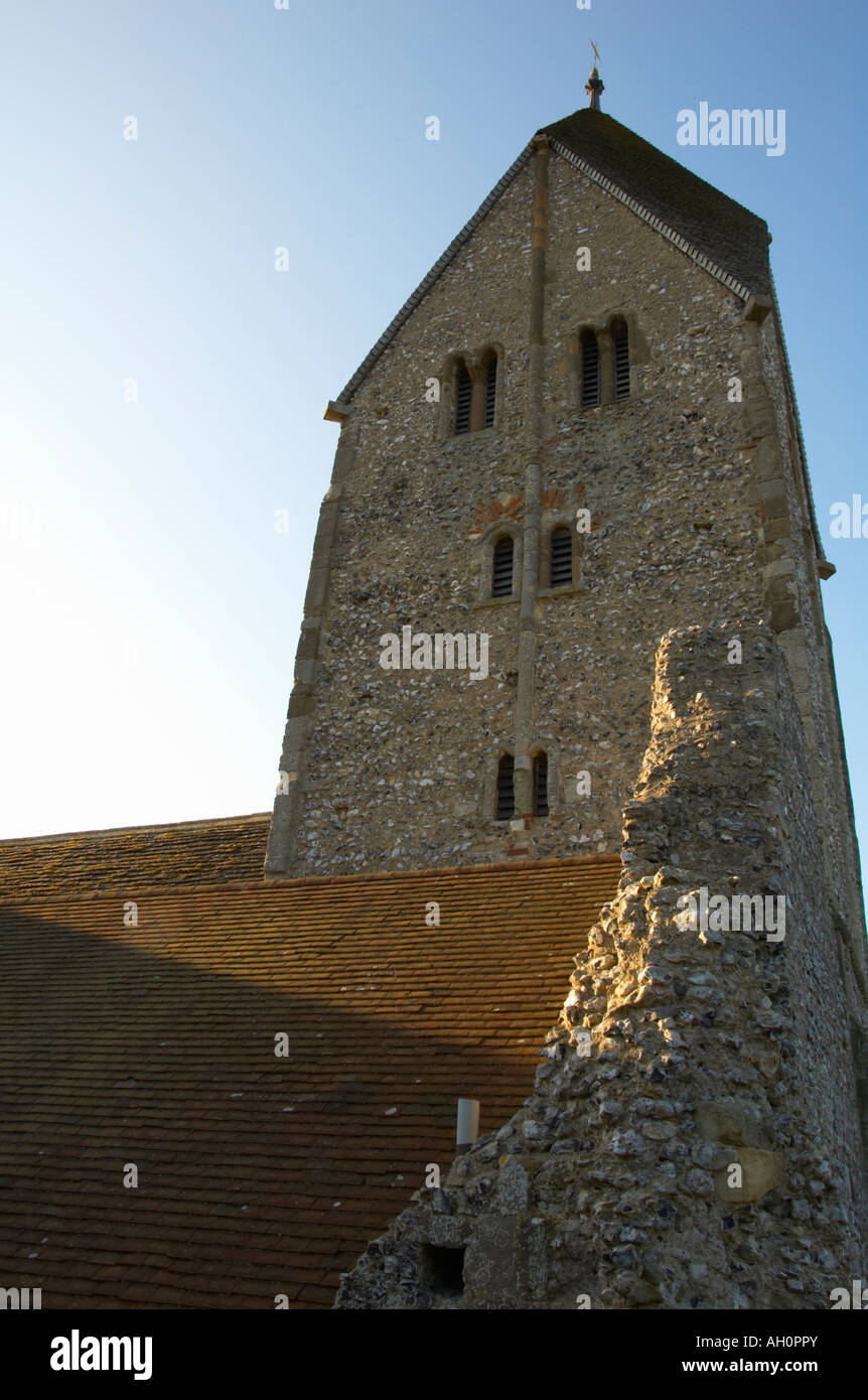 The church of St Mary, at Sompting, is well known for the rhombus ...