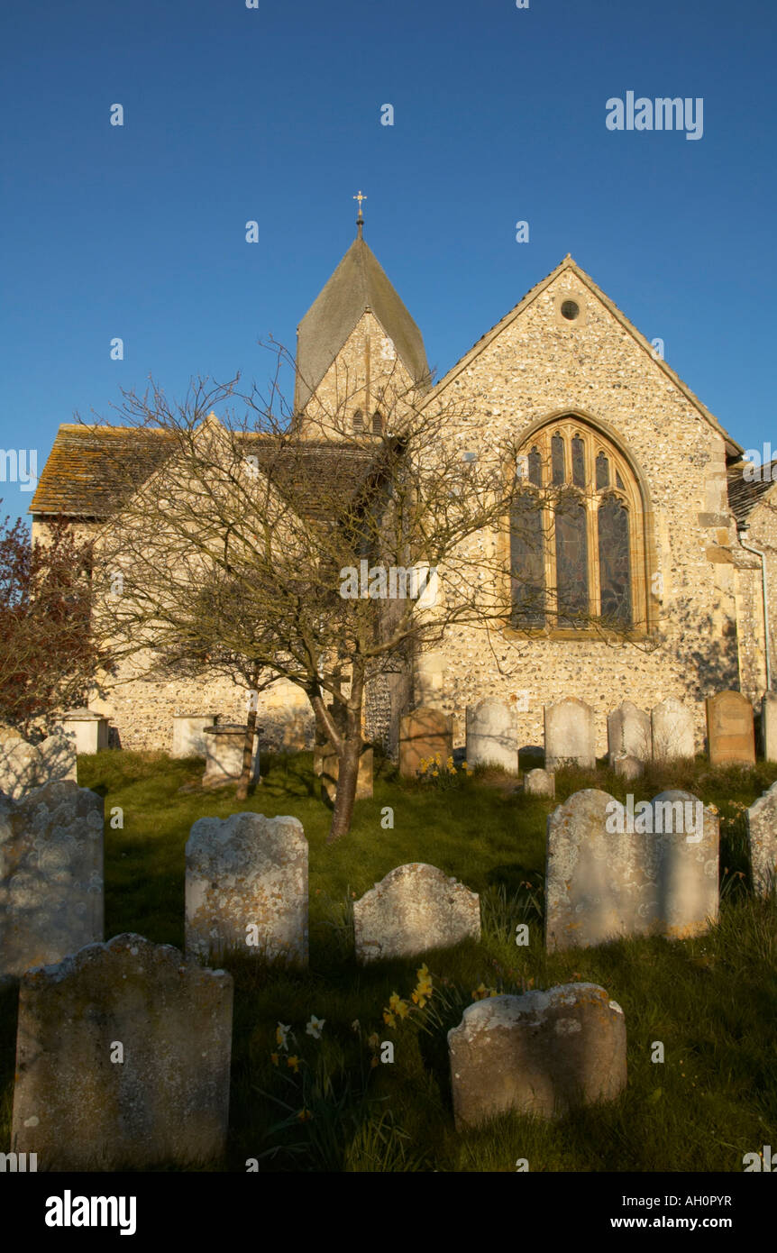 The church of St Mary, at Sompting, is well known for the rhombus ...