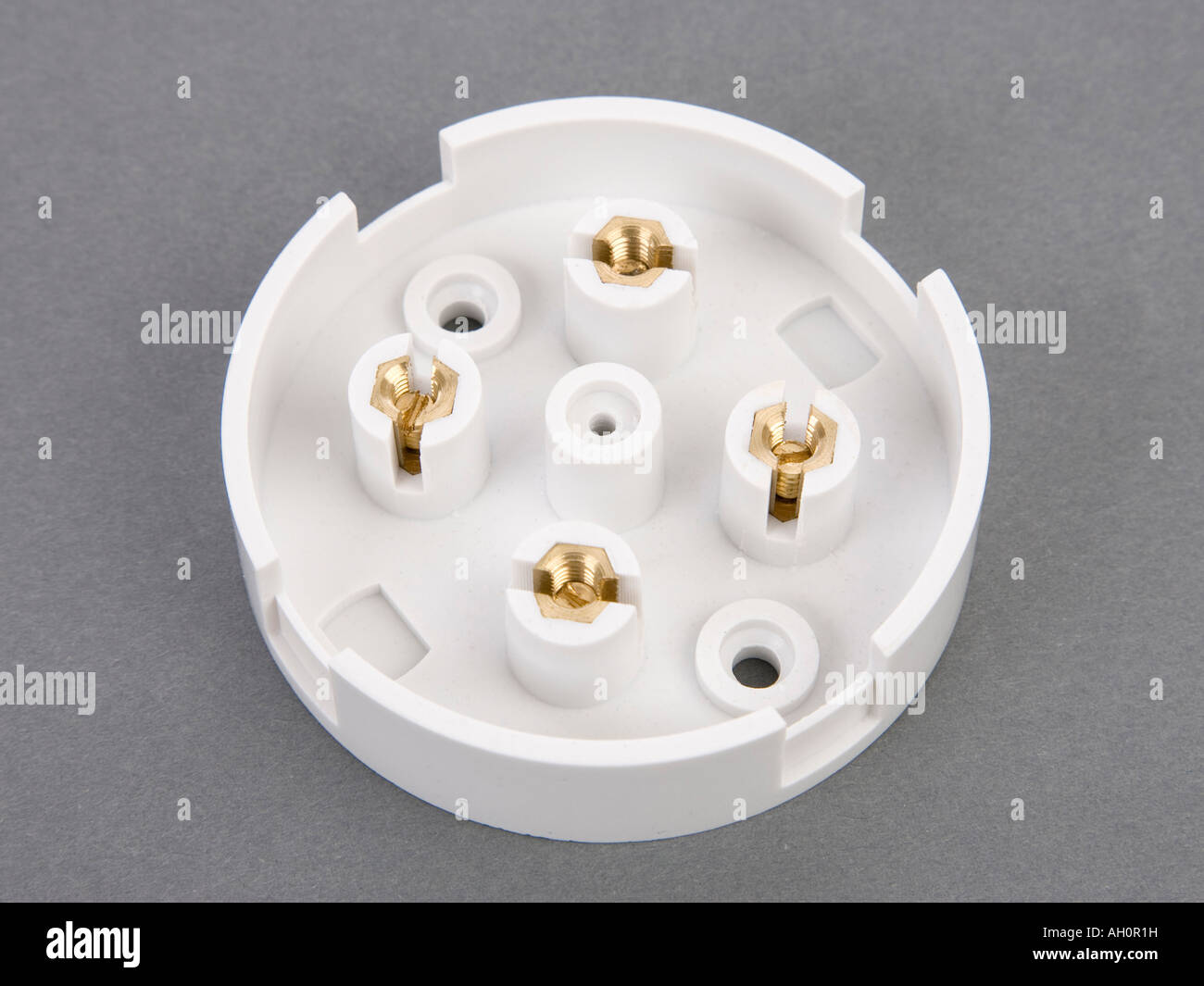 electrical junction box for mains domestic wiring Stock Photo - Alamy