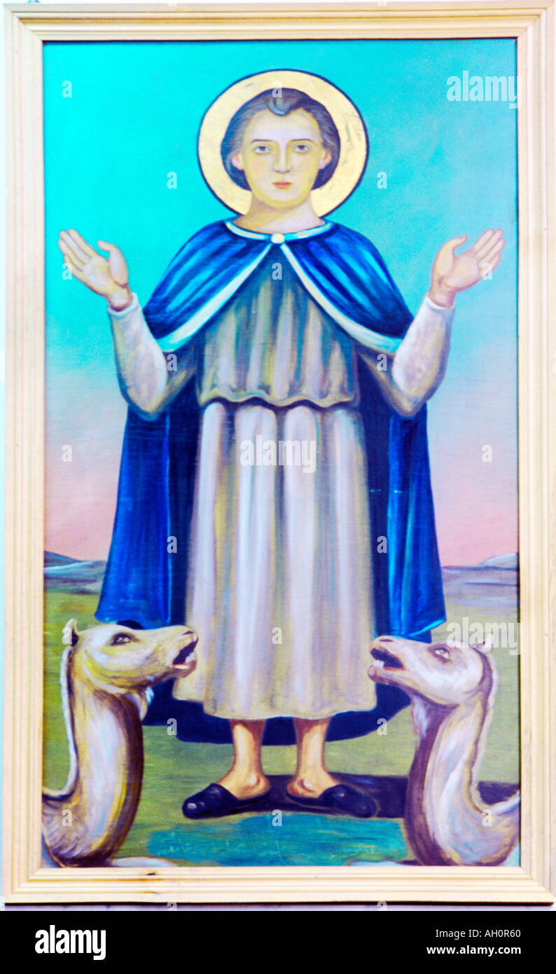 Aswan Egypt Icon Coptic Church Saint Mennas Stock Photo - Alamy