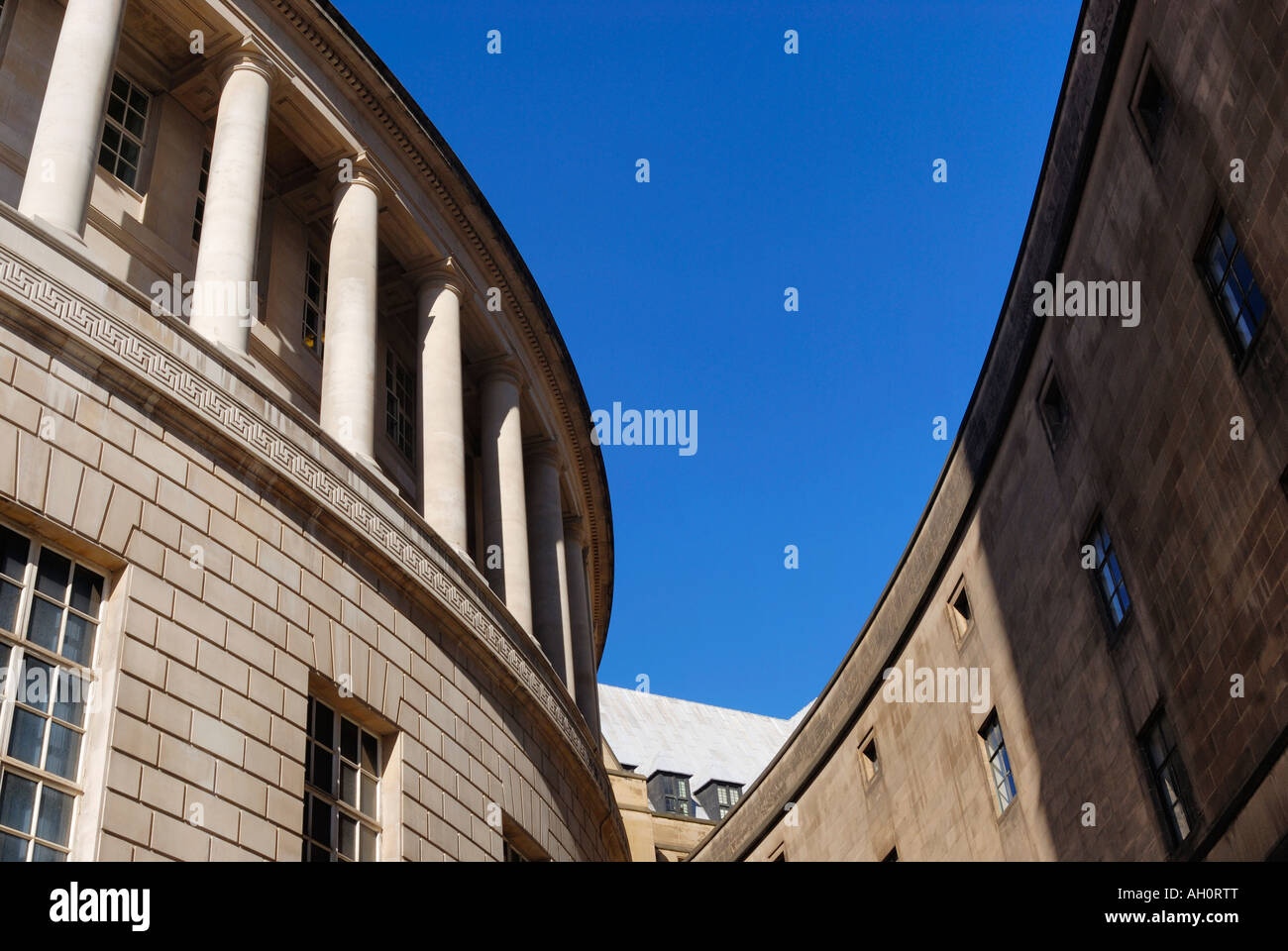 Central library and Manchester council building in Manchester England ...