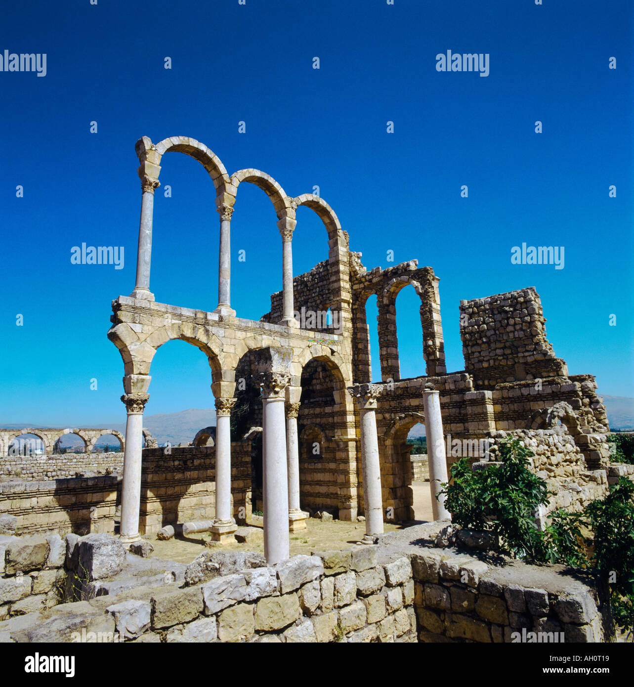 Anjar Lebanon Ruins Built in 8th Century Umayyads in Roman Style by ...
