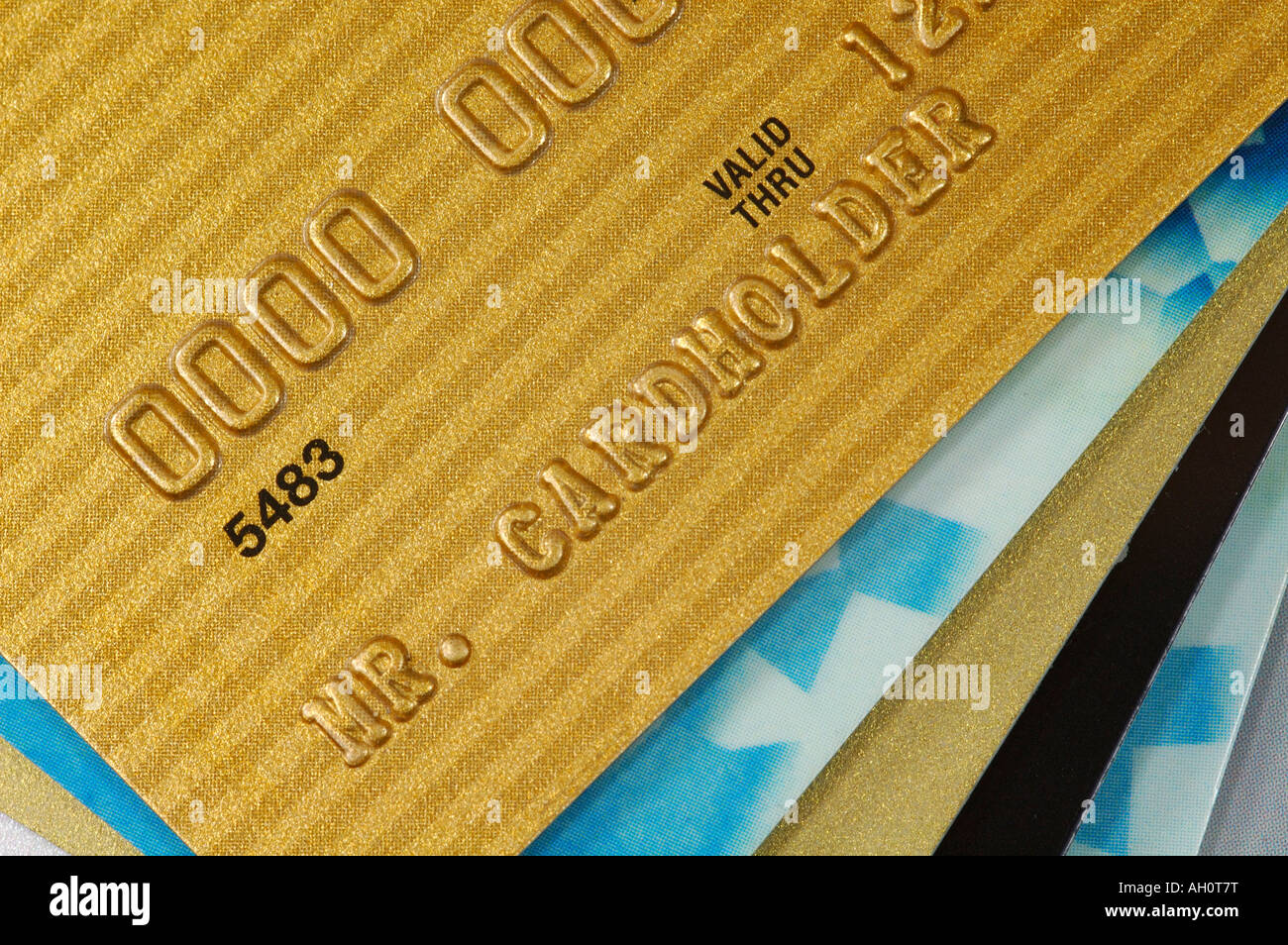 Stack of Credit Cards Stock Photo - Alamy