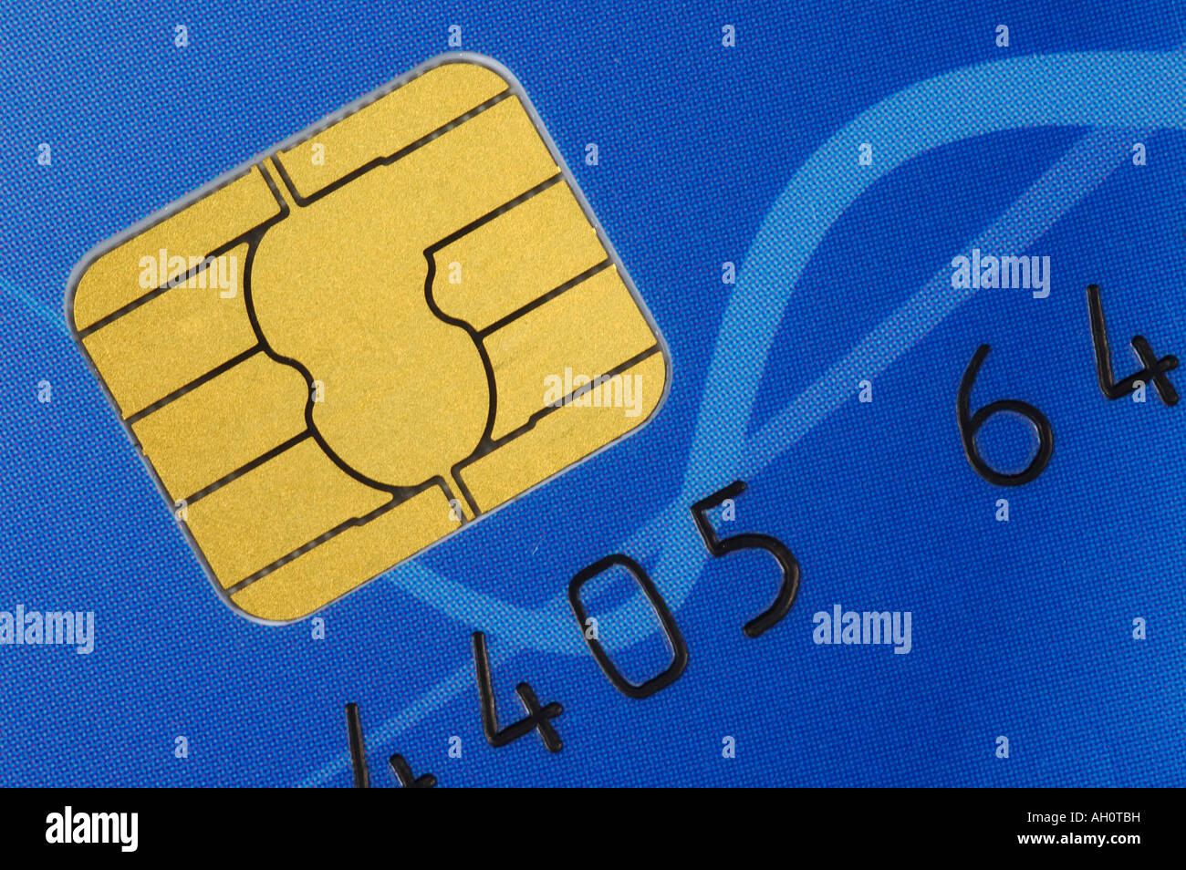 Credit Card With Chip. Closeup Stock Photo - Alamy