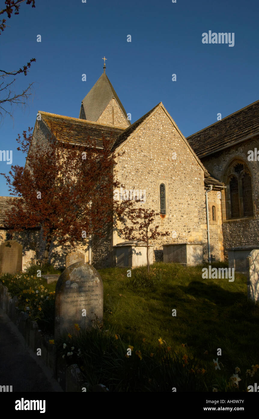 The church of St Mary, at Sompting, is well known for the rhombus ...