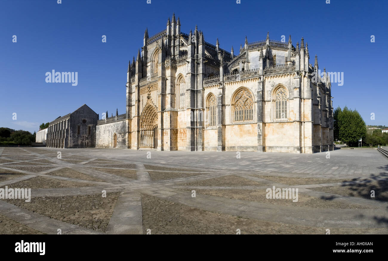 Batalha Monastery façade. Dominican Religious Order. Masterpiece of the ...