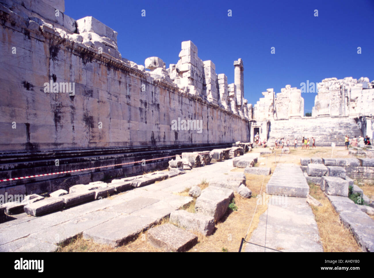 Temple of Apollo ancient greek Didyma Turkey Stock Photo - Alamy