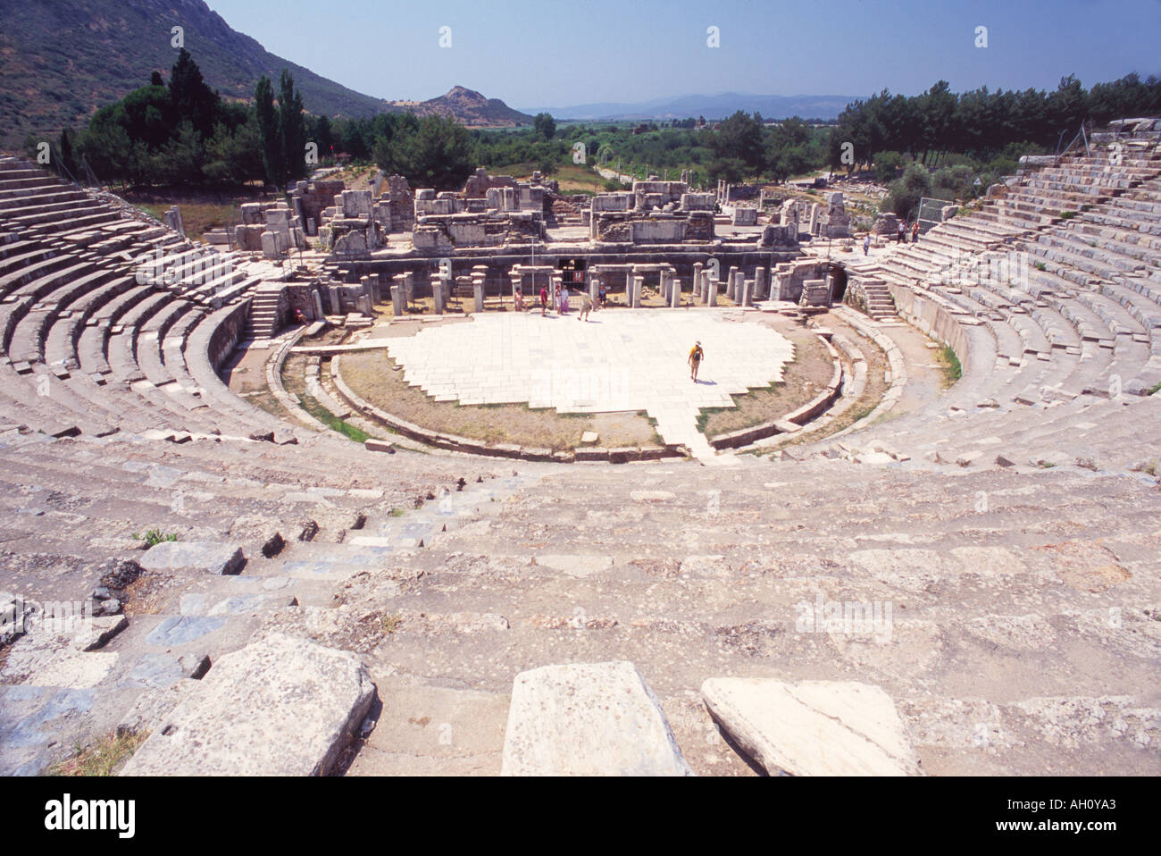 Ancient Greek Amphitheatre Ephesus Turkey Stock Photo - Alamy
