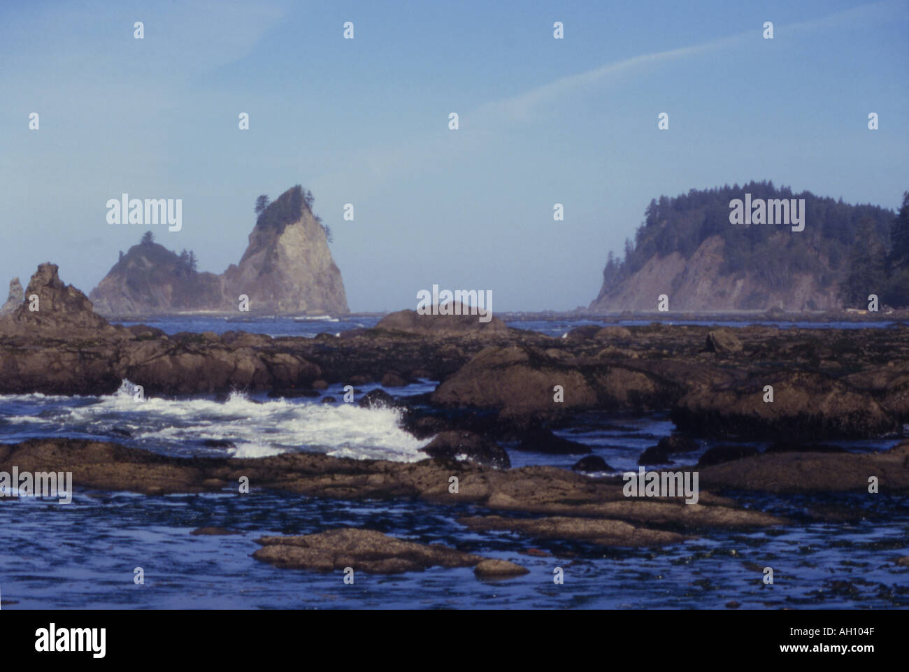 Sea Stacks Washington coast Stock Photo - Alamy