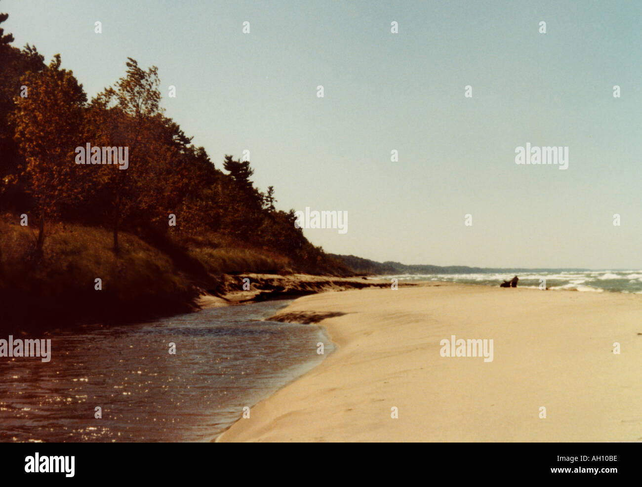 The beach at Warren Dunes State Park, Michigan Stock Photo - Alamy