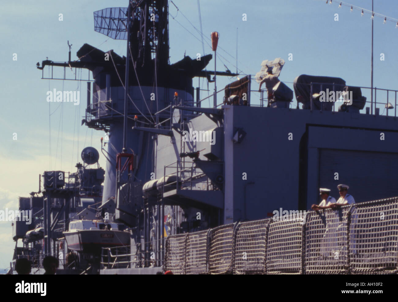 Navy surveillance ship San Diego California Stock Photo - Alamy