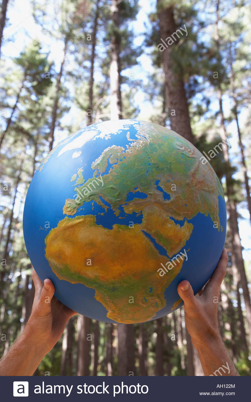 Hand Holding World Globe Hands Stock Photos & Hand Holding World Globe ...