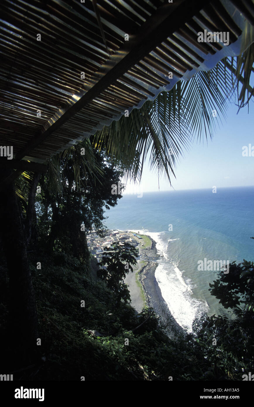 Martinique Atlantic Ocean coast view from height Stock Photo - Alamy