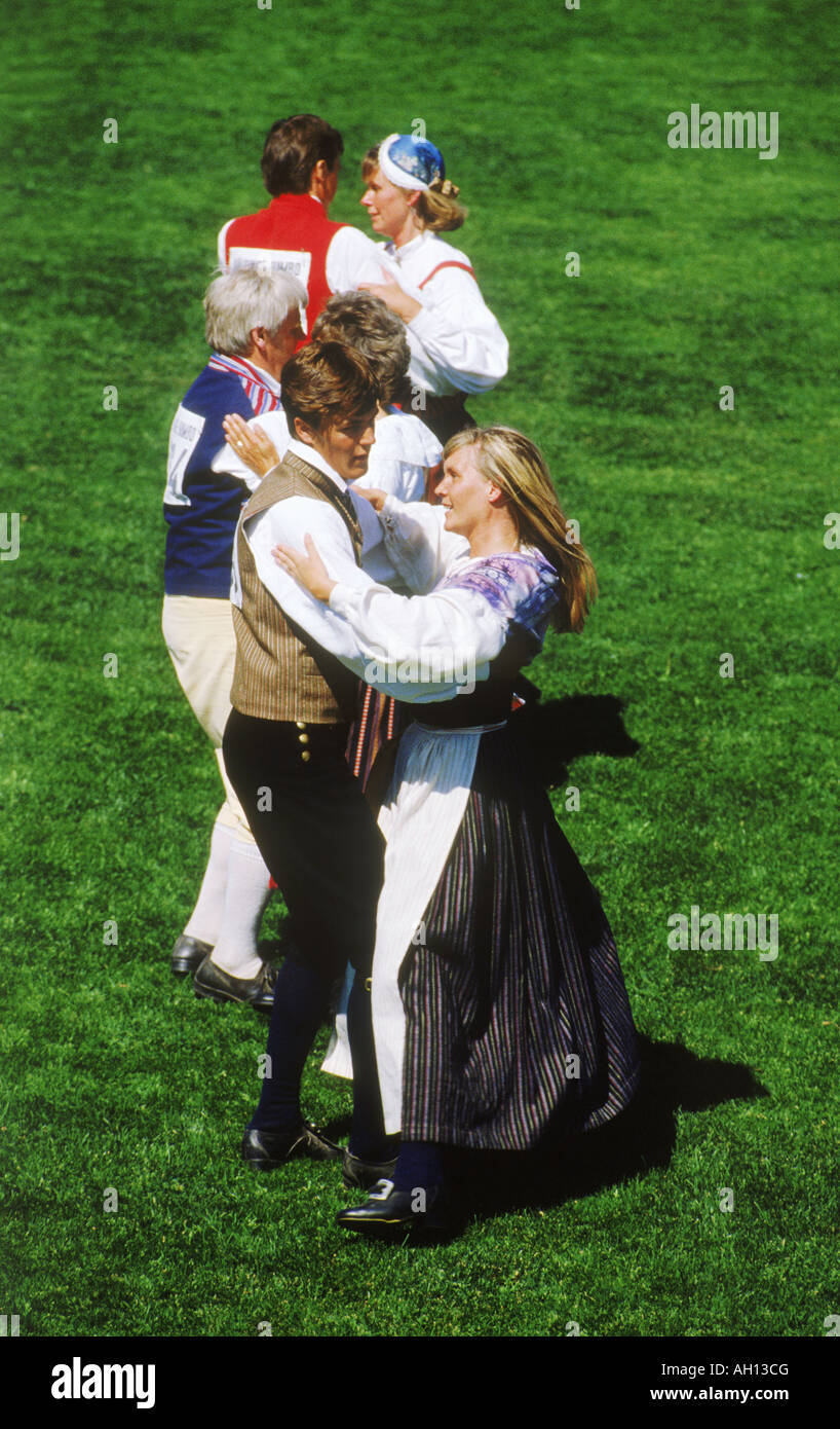 The Halsinge-Hambo Folk Dance Festival in province of Halsingland or ...