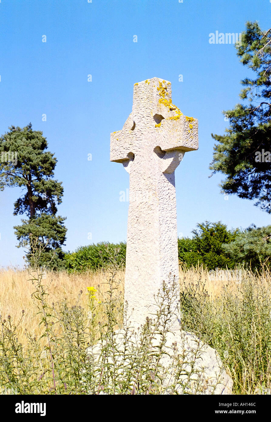 Anglo saxon cross hi-res stock photography and images - Alamy