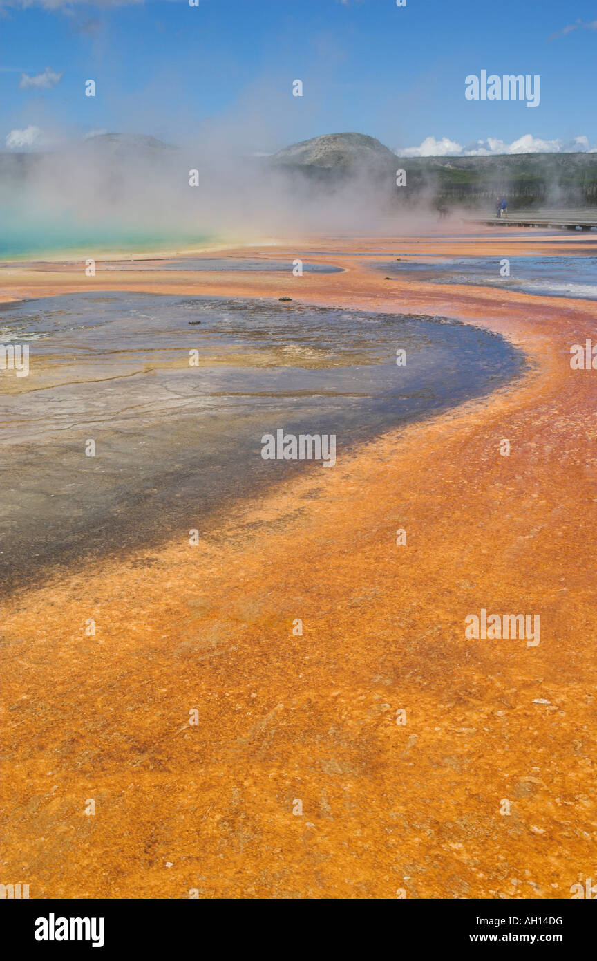 grand prismatic spring midway geyser basin yellowstone national park ...