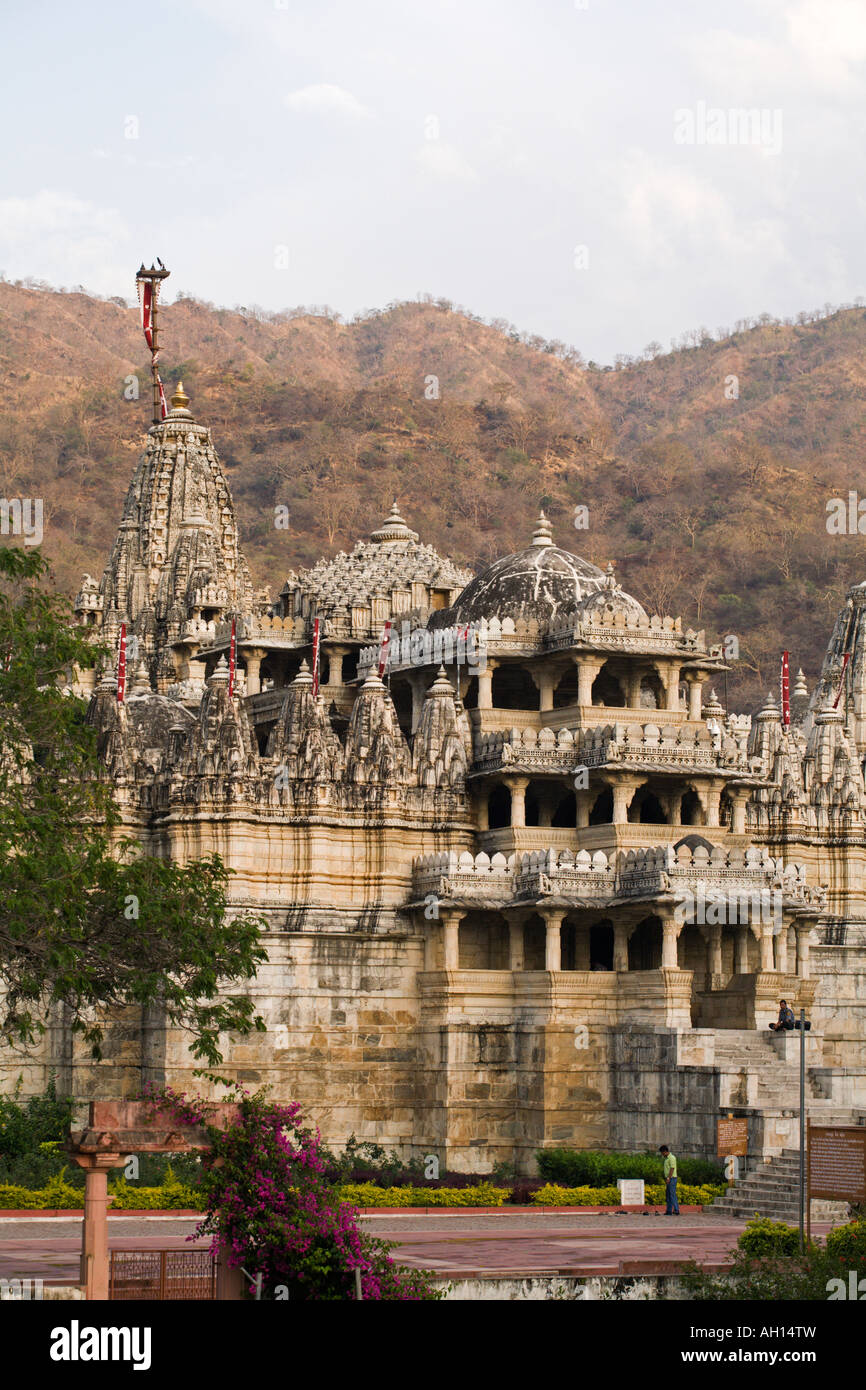 View of the Chaumukha Jain Temple in Ranakpur Rajasthan India Stock ...